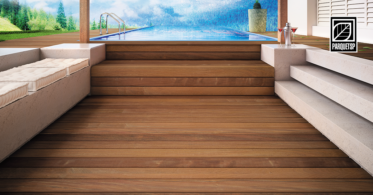 Deck De Madeira Em Piscina: Modelos Que Encantam - ParquetSP